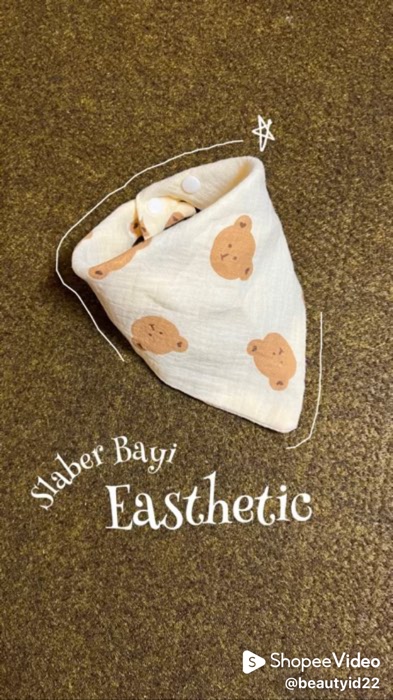 Slaber motif bear easthetic | Shopee Video Indonesia