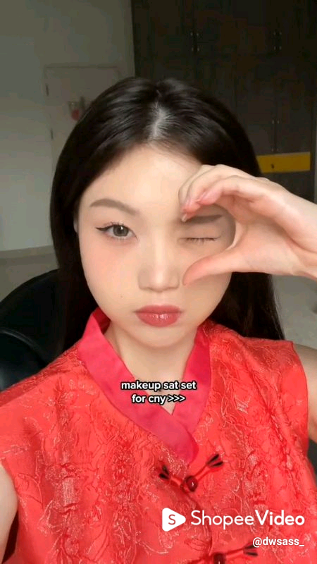 Makeup sat set for CNY😍🪭 | Shopee Video Indonesia